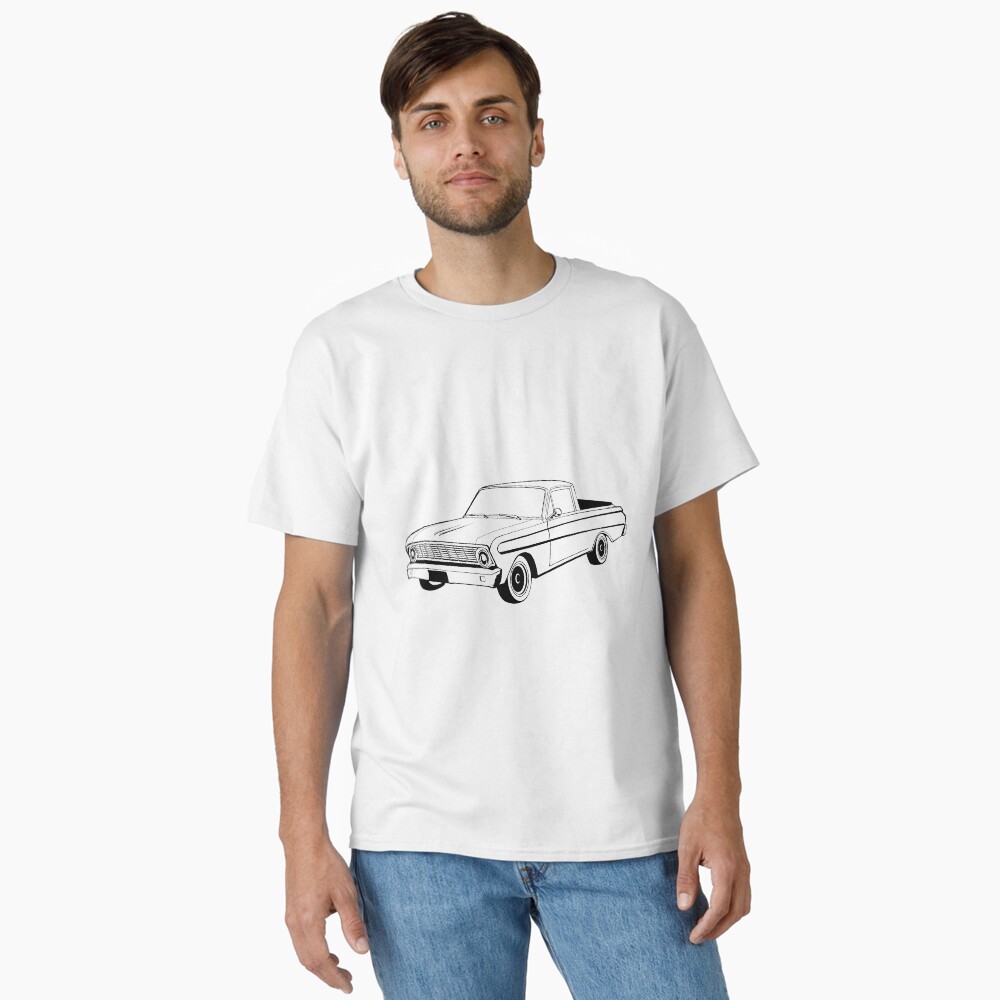 "1964-65 Ford Ranchero Truck Mens T-Shirt" Sticker for Sale by ...
