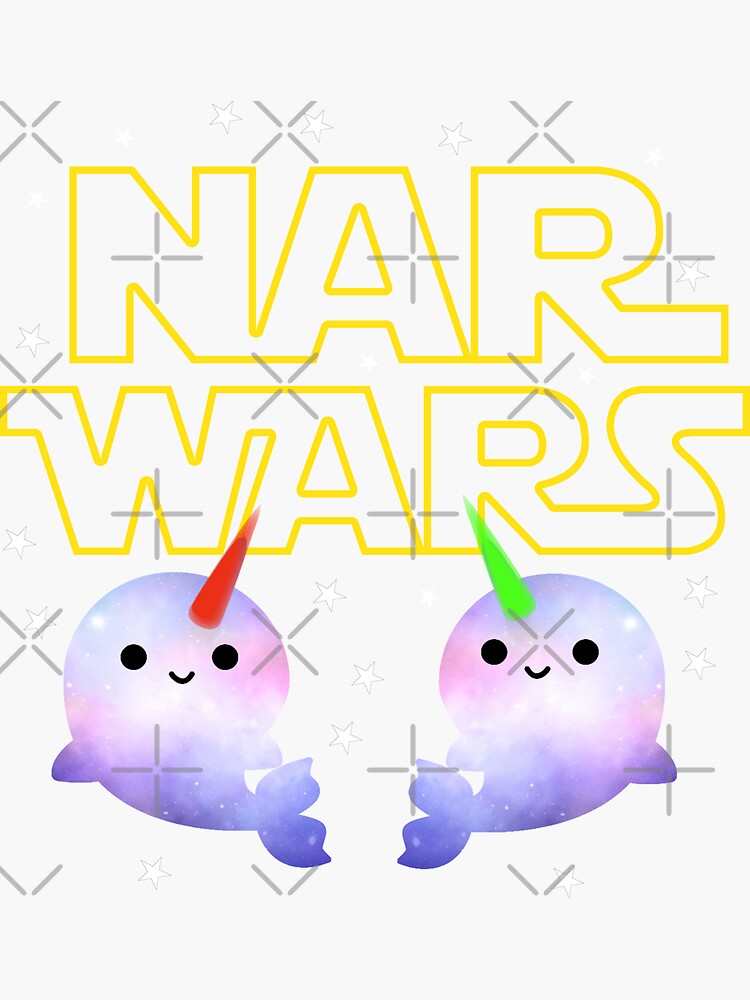 "Nar Wars T Shirt " Sticker for Sale by dgavisuals | Redbubble