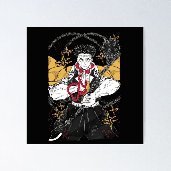 "Stone hashira" Poster for Sale by cacho-glorious | Redbubble