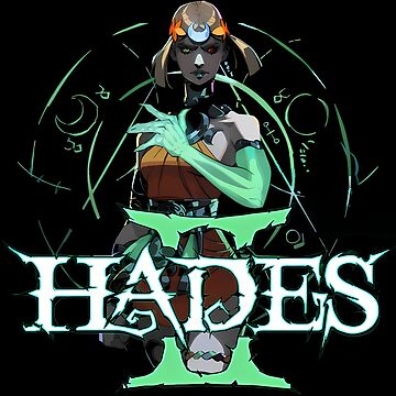"hades ii logo with melinoe" Sticker for Sale by cranjuicemylove ...