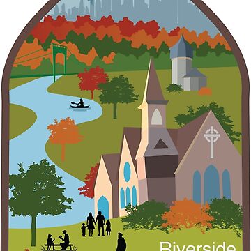 "Riverside Presbyterian Church" Sticker for Sale by HannahJanePeach ...