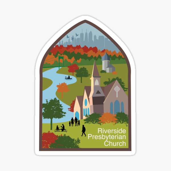 "Riverside Presbyterian Church" Sticker for Sale by HannahJanePeach ...