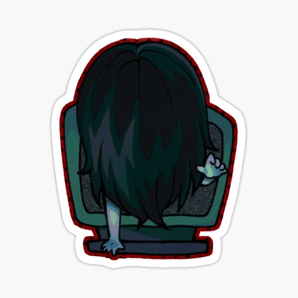 "the ring / ringu chibi" Sticker for Sale by meoshop | Redbubble