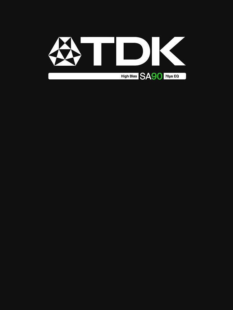 "TDK SA-90 Cassette Logo" Essential T-Shirt for Sale by dsgfx | Redbubble
