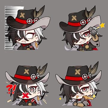 "Boothill Emoji Set - Honkai Star Rail" Sticker for Sale by ...