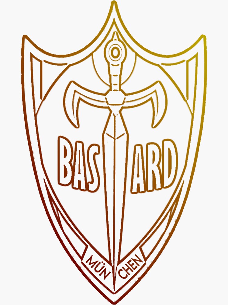 "Bastard Munchen logo - Blue lock" Sticker for Sale by birdbrain9 ...