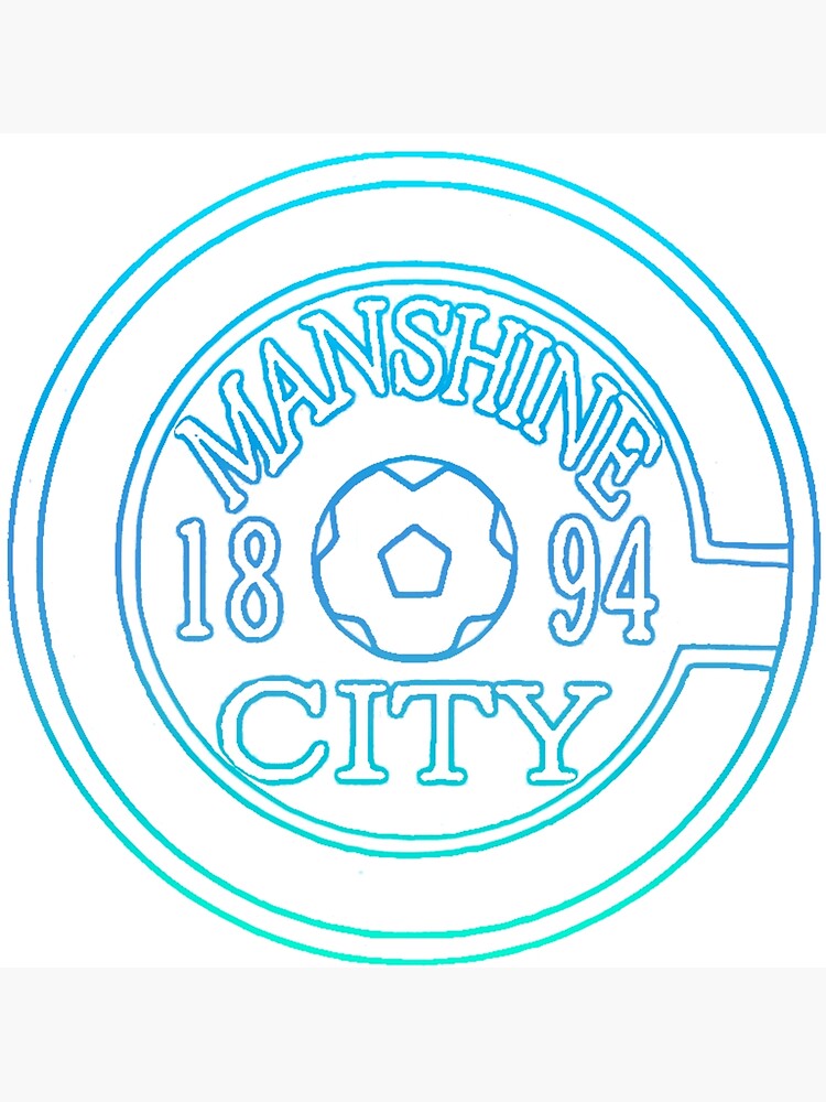 "Manshine City Logo - Blue lock" Poster for Sale by birdbrain9 | Redbubble