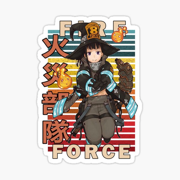 "Maki Oze Retro Anime Design" Sticker for Sale by Freyroi | Redbubble