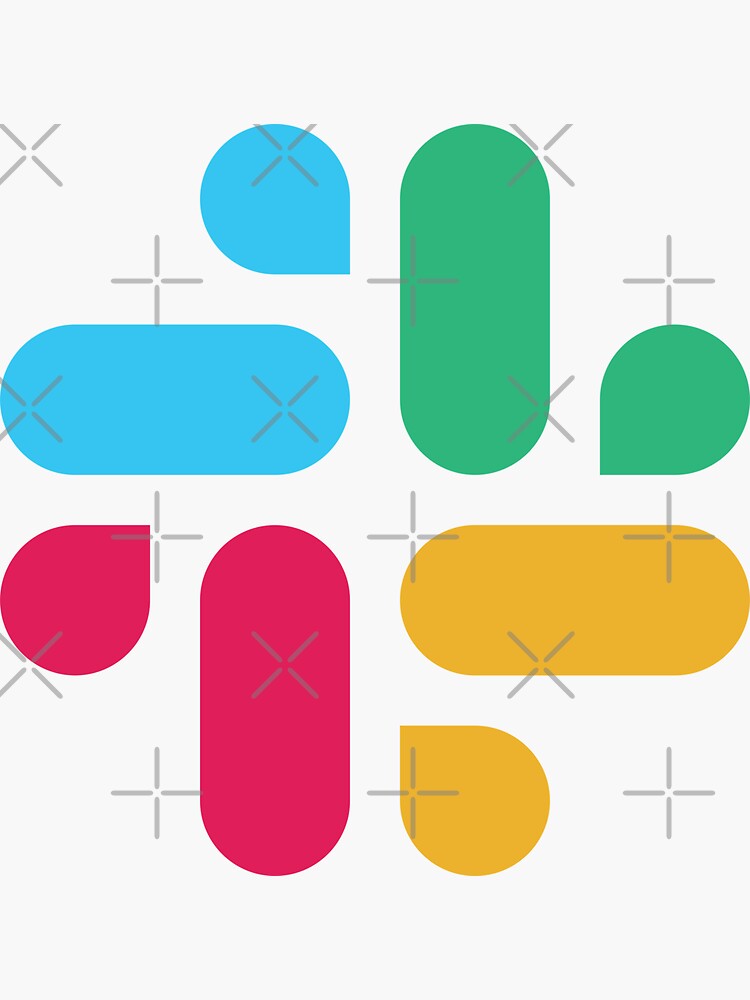 "Slack new logo" Sticker for Sale by stoorzender | Redbubble