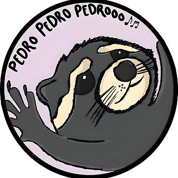 "Pedro Pedro Pedro Pe Famous Funnny Dancing Racoon Sticker " Sticker ...