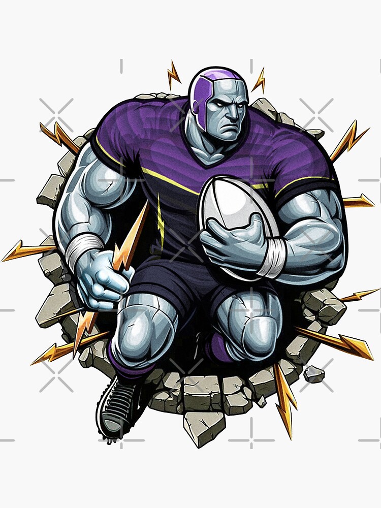 "Melbourne Storm Smash Through" Sticker for Sale by musclestache ...