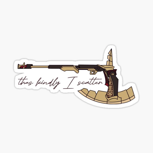 "Summer Rose Sundered Rose RWBY Quote Design Sticker " Sticker for Sale ...