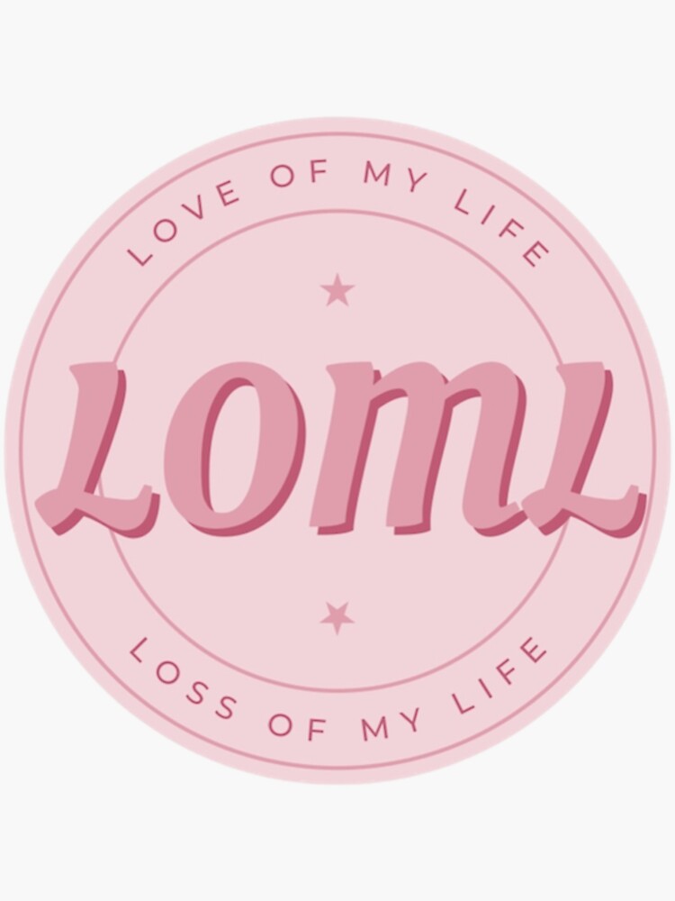 "Taylor Swift TTPD LOML" Sticker for Sale by Joselle16 | Redbubble