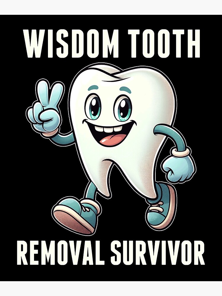 "Wisdom Tooth Removal Survivor Tooth Removal Recovery" Greeting Card ...