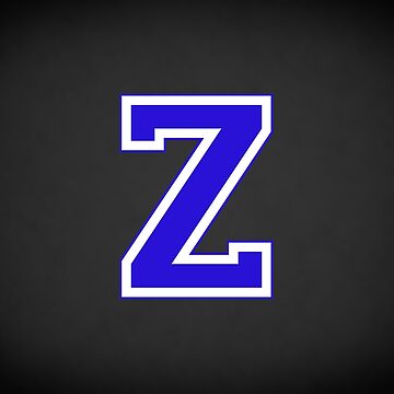 "Varsity Letter Z" Sticker for Sale by rogue-design | Redbubble