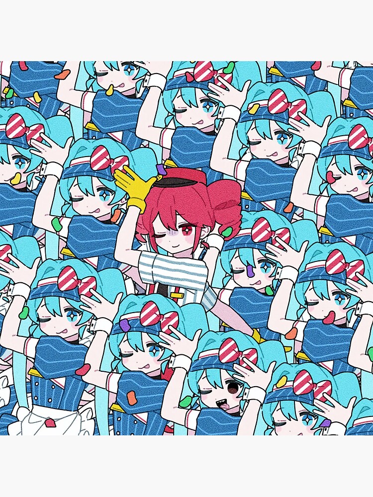 "Mesmerizer Teto in Mikus - Vocaloid" Sticker for Sale by MuseMelody ...