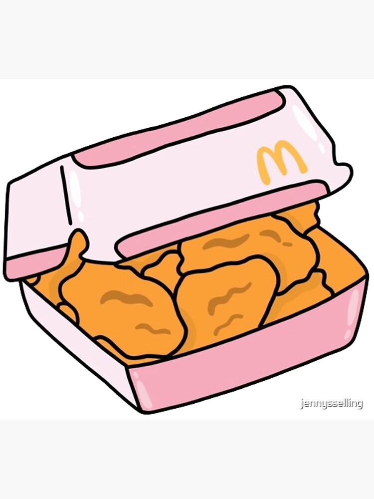 "McDonald’s Chicken Nugget" Poster for Sale by jennysselling | Redbubble