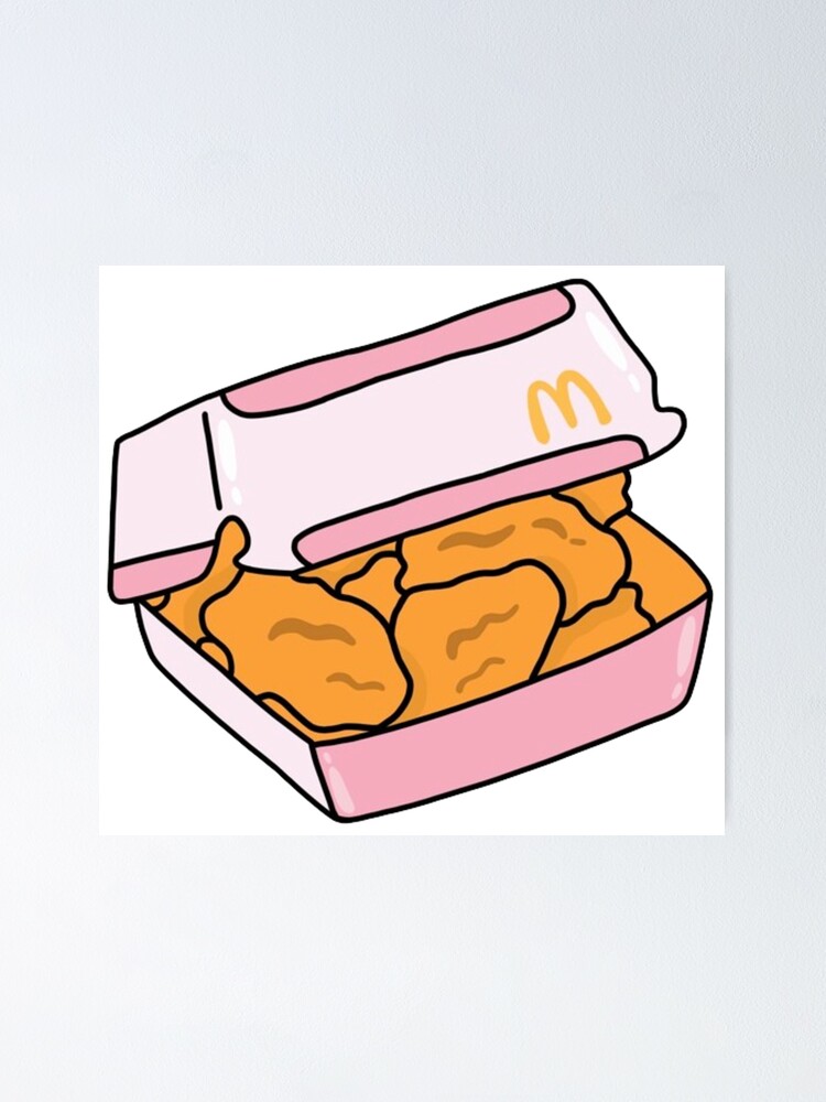 "McDonald’s Chicken Nugget" Poster for Sale by jennysselling | Redbubble