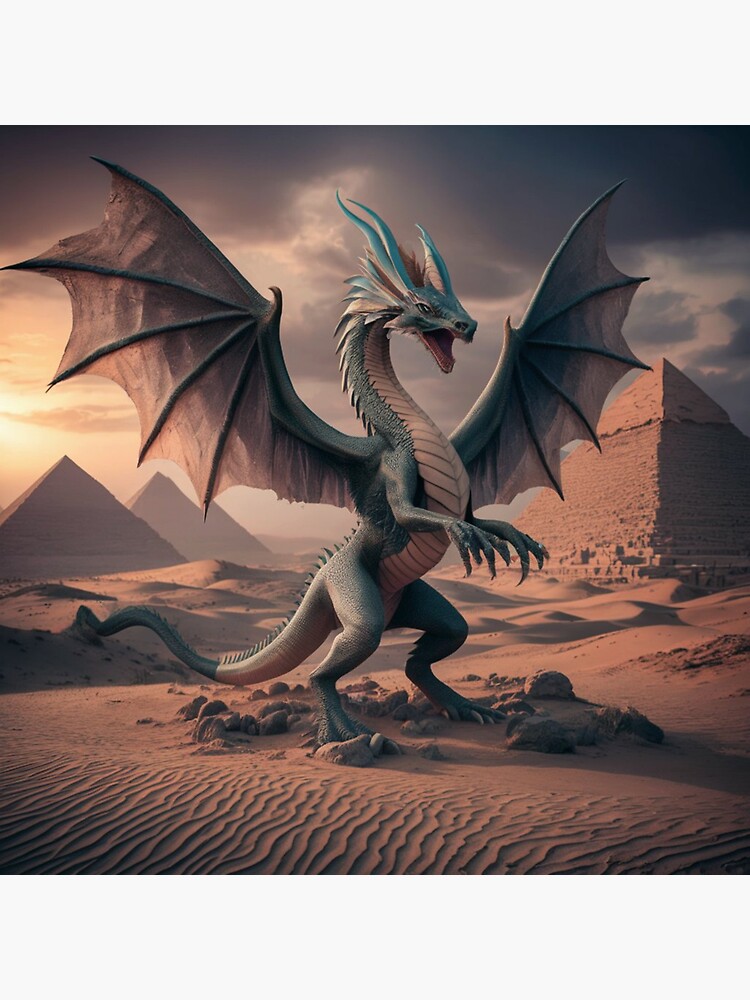 "Mythology in Egypt of dragon Akhekh with a long, serpentine body ...