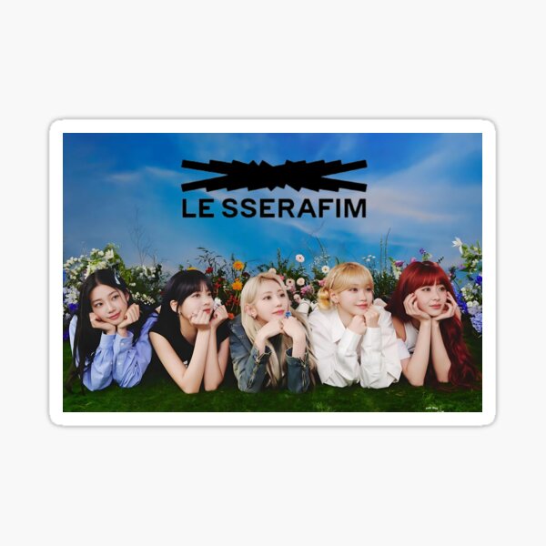 "LE SSERAFIM (KPOP)" Sticker for Sale by jaofnn | Redbubble