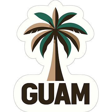 "Island of Guam Logo" Sticker for Sale by islanderFJ | Redbubble