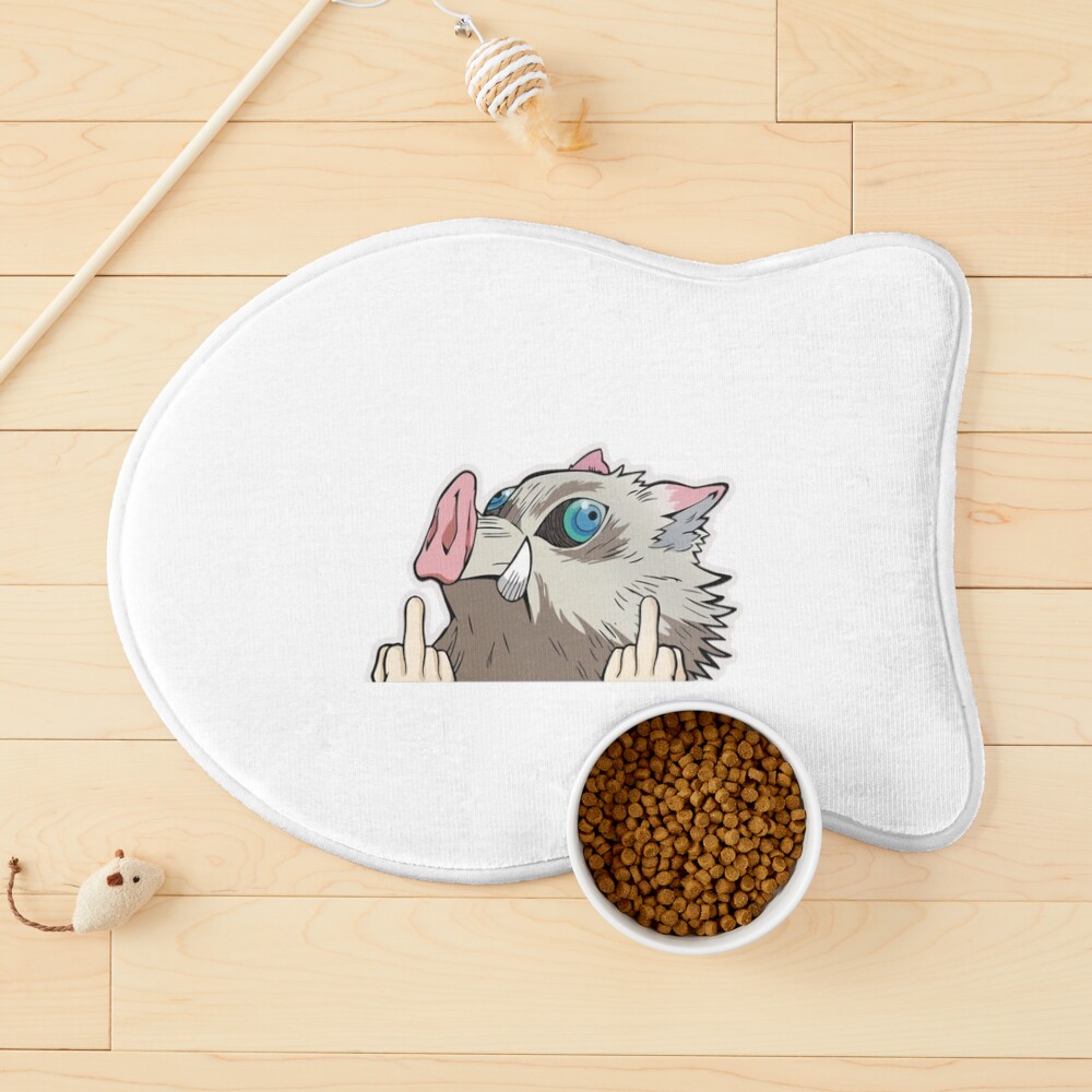 "Inosuke Middle Finger Anime Peeker" Sticker for Sale by DailyVibe ...