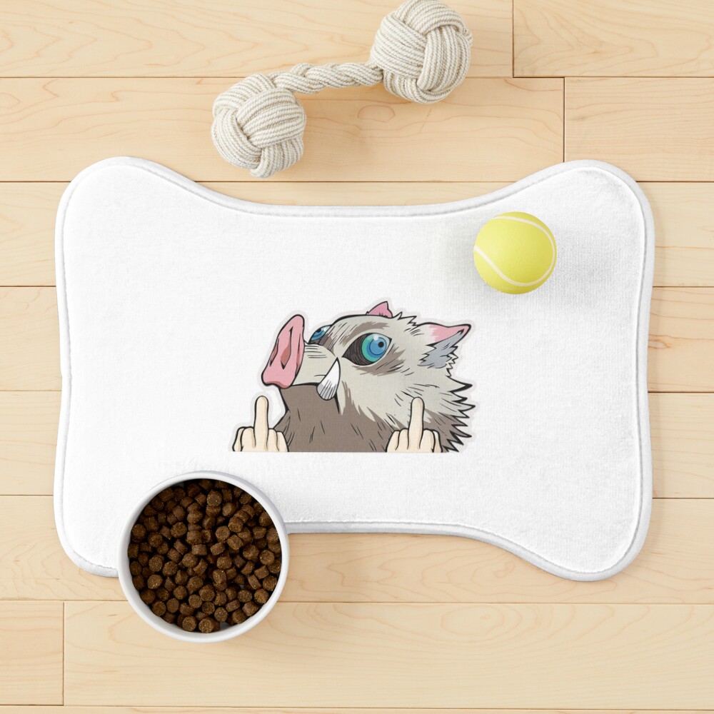 "Inosuke Middle Finger Anime Peeker" Sticker for Sale by DailyVibe ...