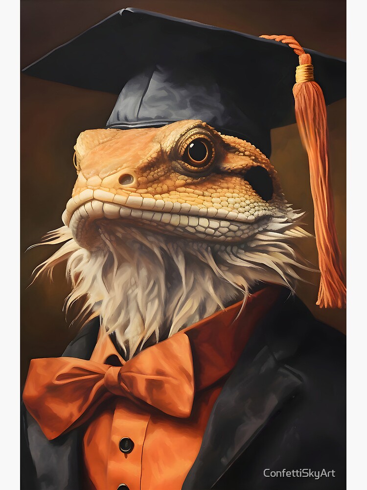 "Bearded Dragon Graduation Card" Greeting Card for Sale by ...