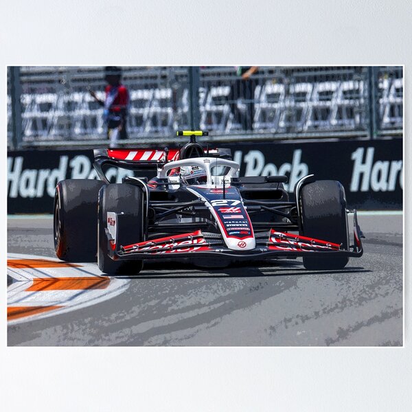 "Nico Hulkenberg racing his 2024 F1 race car during the Miami Grand ...