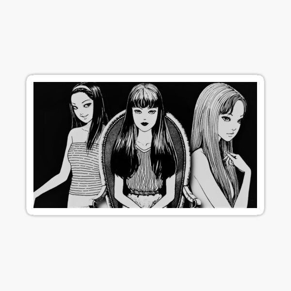 "Tomie Tomie Tomie" Sticker by DottoreAlice | Redbubble