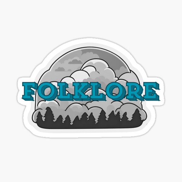 "Taylor Swift Folklore" Sticker by Cofi2 | Redbubble