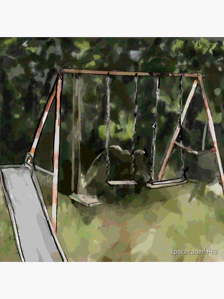 "Rusty Swing Sets, Plastic Slide - Half Return " Sticker for Sale by ...