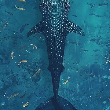 "Whale shark - Bird's Eye View " Poster for Sale by lapart | Redbubble