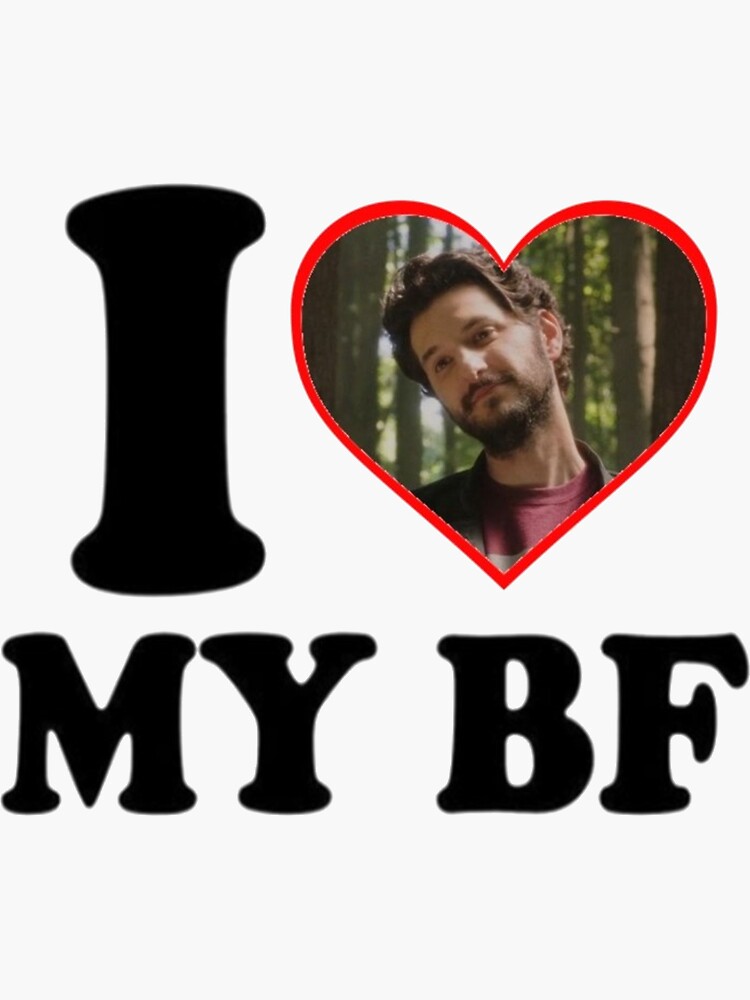 "i love my bf george buckman" Sticker for Sale by RJ Mont-Pitt | Redbubble
