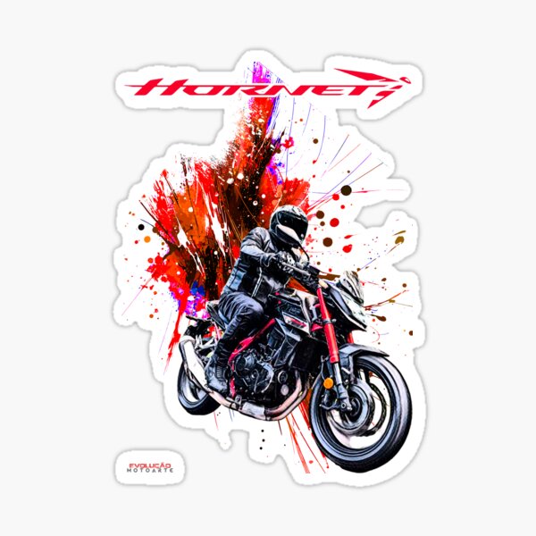"Hornet 750" Sticker for Sale by Evomotoarte | Redbubble