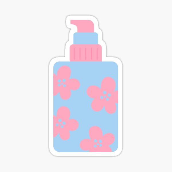 "Cute and Colorful hand drawn kawaii cosmetic skincare girly elements ...