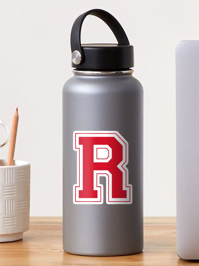 "Red Varsity Letter R" Sticker for Sale by rogue-design | Redbubble