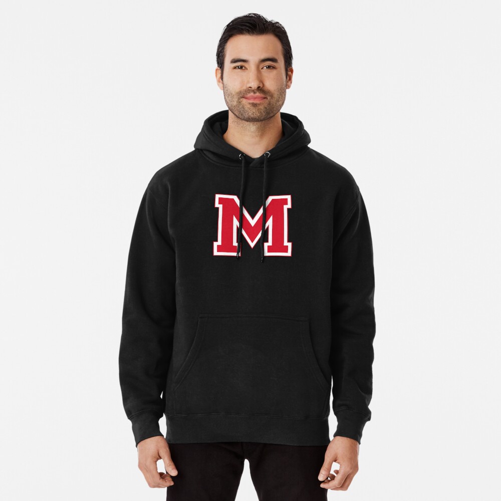 "Red Varsity Letter M" Sticker for Sale by rogue-design | Redbubble
