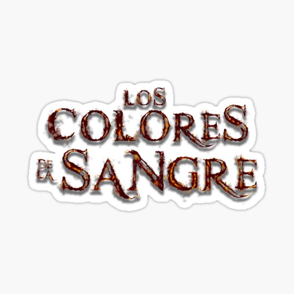 "The colors of the Blood" Sticker by SamEsperon | Redbubble