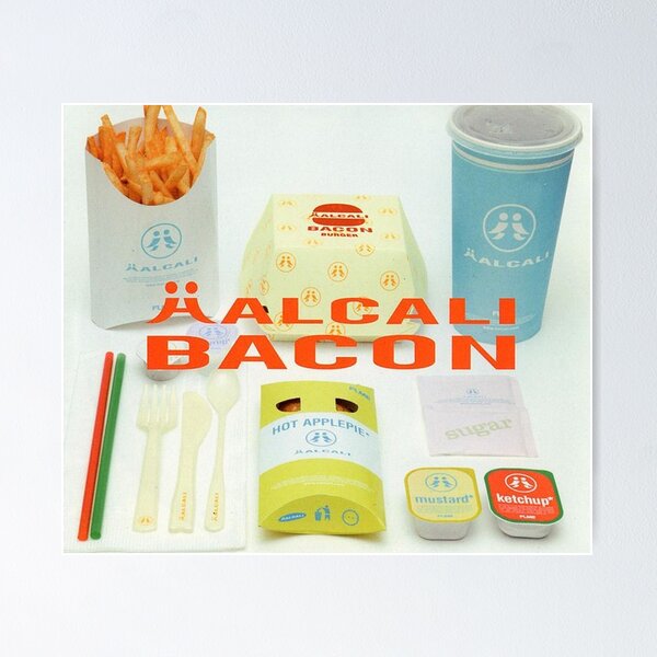 "Halcali Bacon Album Cover" Poster for Sale by sp00kem | Redbubble