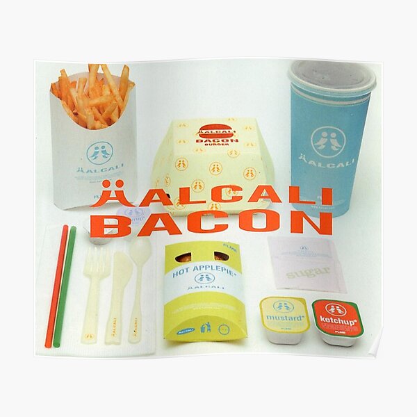 "Halcali Bacon Album Cover" Poster by sp00kem | Redbubble