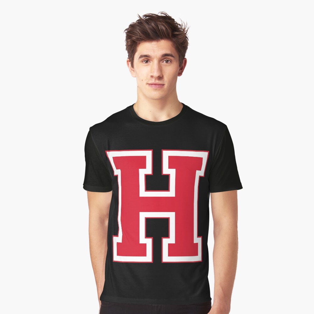 "Red Varsity Letter H" Sticker for Sale by rogue-design | Redbubble