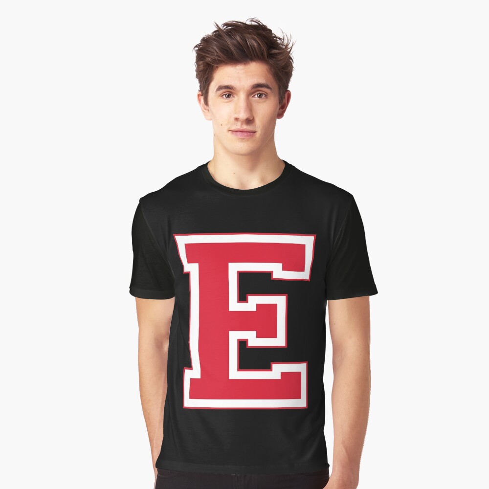 "Red Varsity Letter E" Sticker for Sale by rogue-design | Redbubble