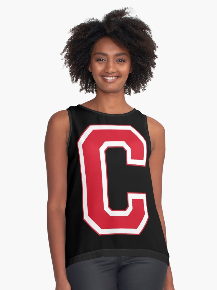 "Red Varsity Letter C" Sticker for Sale by rogue-design | Redbubble