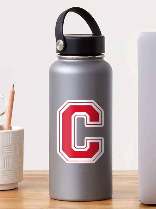 "Red Varsity Letter C" Sticker for Sale by rogue-design | Redbubble