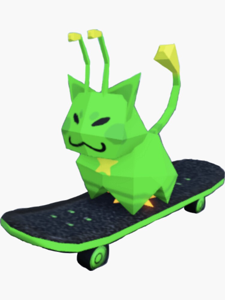 "gnarpy on a skateboard regretevator " Sticker for Sale by XBrxzilX ...