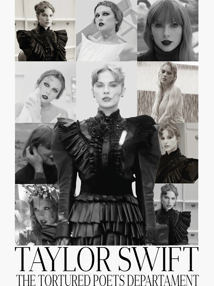 "TAYLOR SWIFT THE TORTURED POETS DEPARTMENT" Sticker by Abianna ...