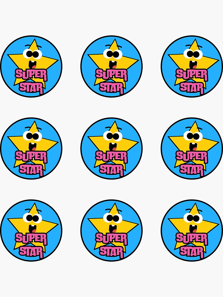 "super star reward stickers" Sticker for Sale by EEny-Miny | Redbubble