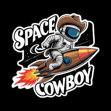 "Space Cowboy" Sticker for Sale by tharonz | Redbubble