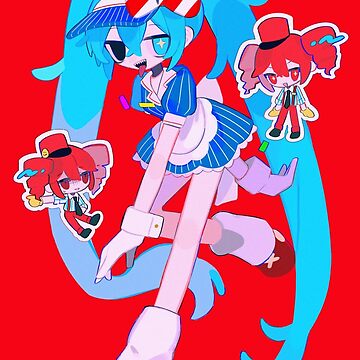 "Mesmerizer Miku - Vocaloid" Sticker for Sale by MuseMelody | Redbubble